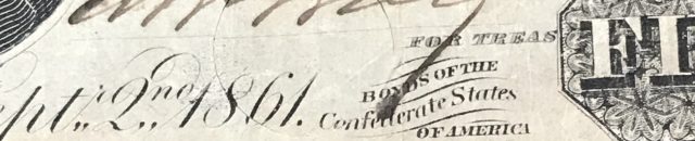 EARLY Authentic Civil War RARE 1861 Jefferson Davis $5 Note Confederate ...