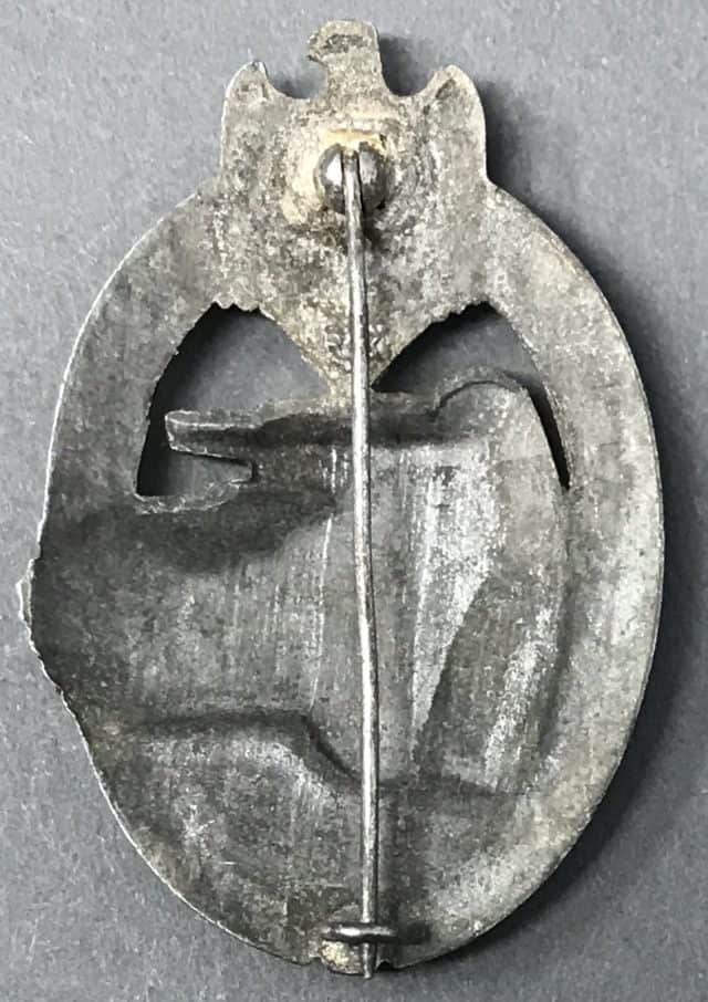 WW2 SS Panzer Assault Badge for Sale - Silver | Gettysburg Museum