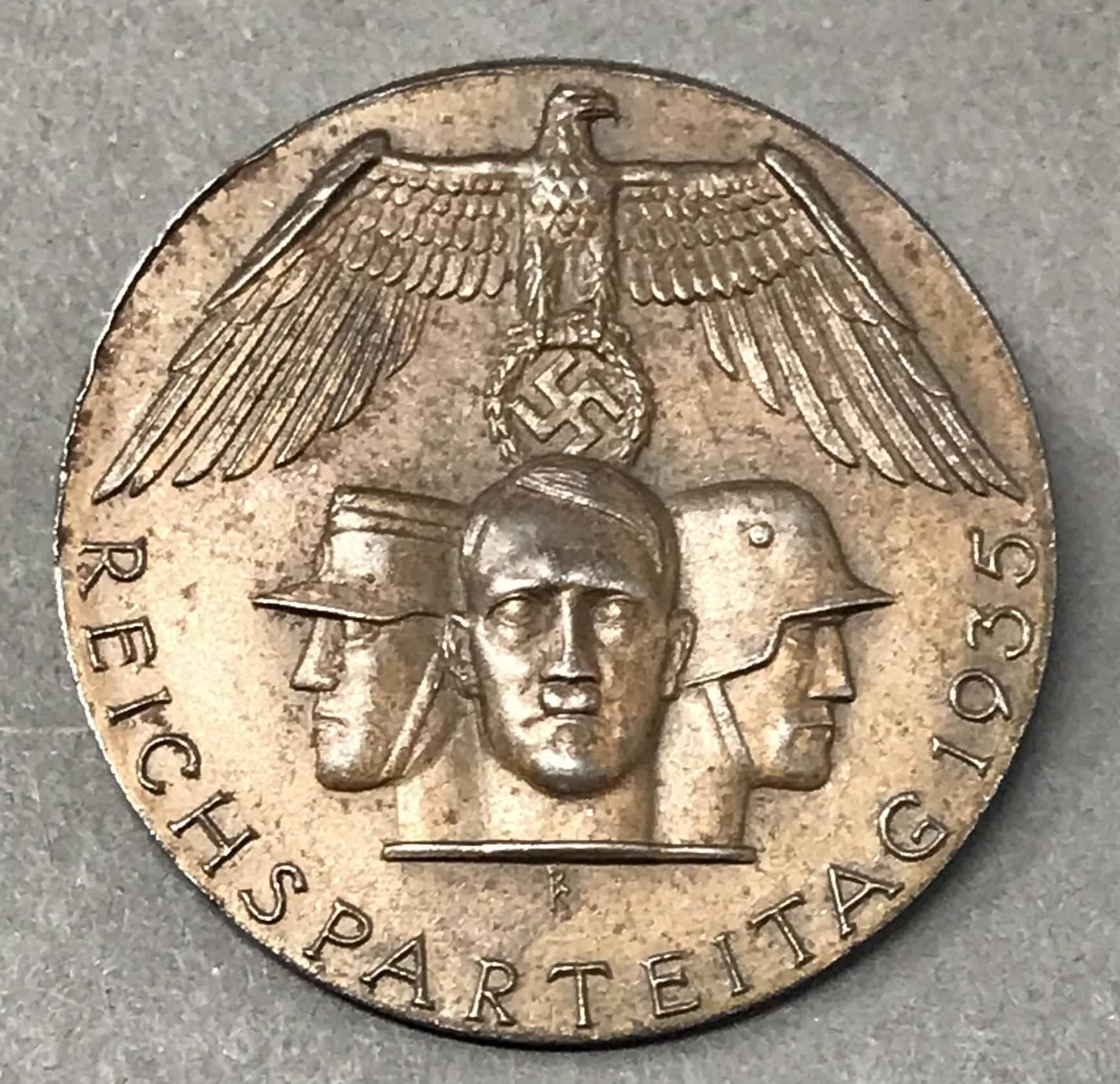 Rare 1935 Nazi Party Badge Exhibit at Gettysburg Museum