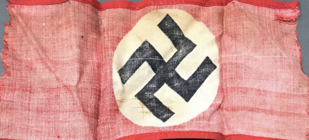 Original WWII Nazi German "Cut-Off" Armband Brought Home By A U.S ...
