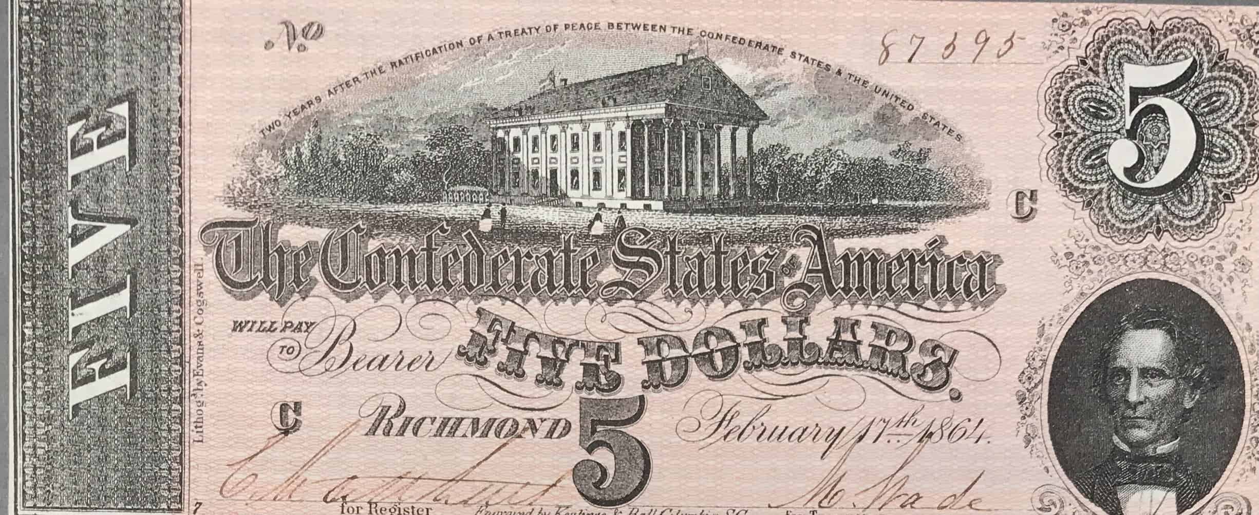 Authentic Confederate Money for Sale | Gettysburg Museum Of History