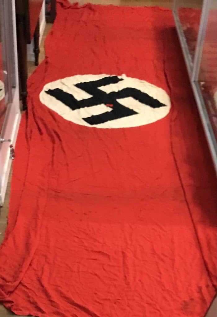 Original LARGE Vehicle I.D. WWII German NSDAP Nazi Flag Brought Home By ...