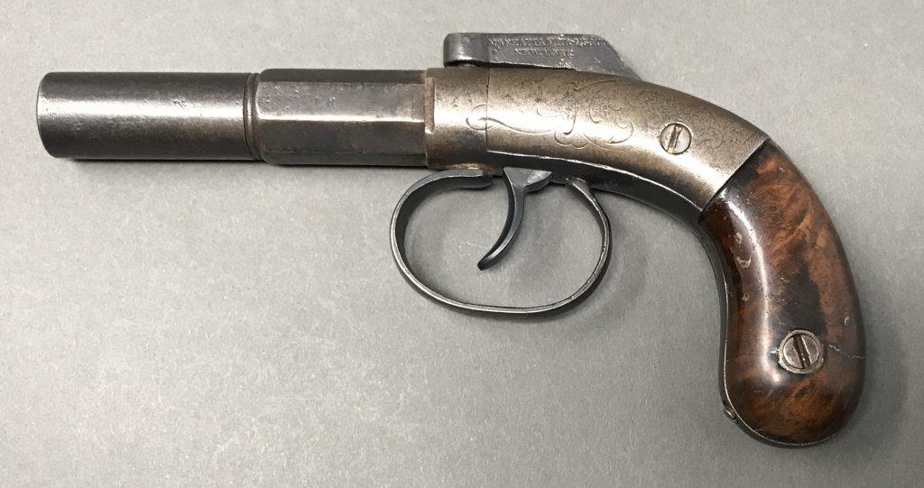 Original Civil War Period Cap And Ball .36 Caliber Over Hammer ...