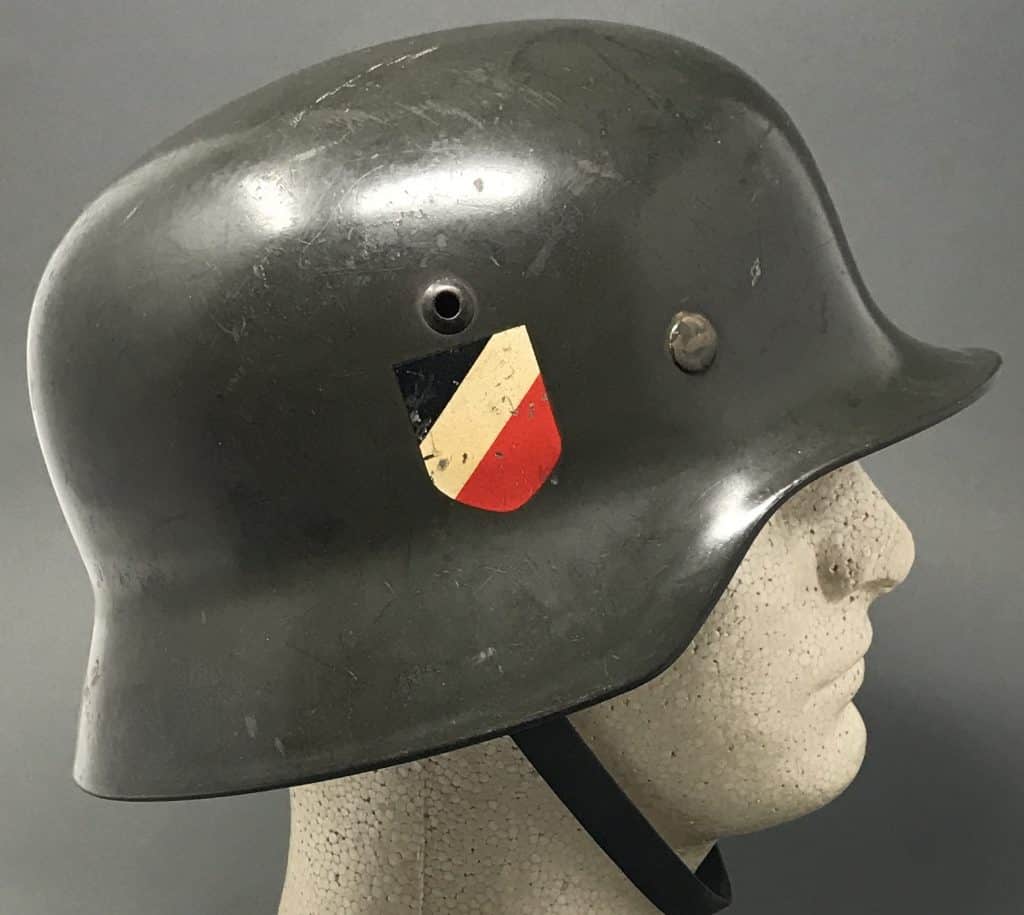 OUTSTANDING! Original WWII German ARMY (HEER) M35 DOUBLE DECAL HELMET ...