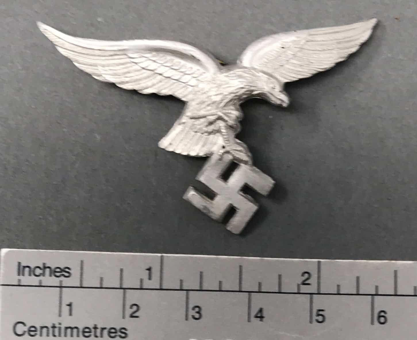 WWII German Luftwaffe Visor Cap Eagle: A Unique Find!