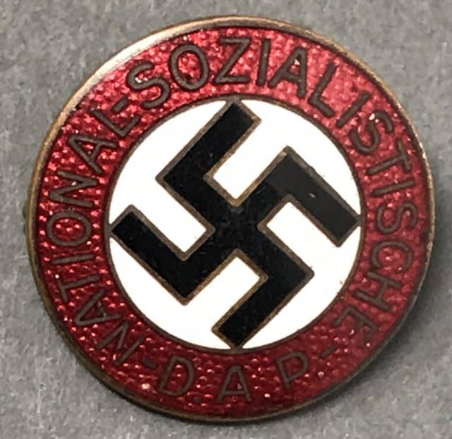 Original OUTSTANDNG German NSDAP (Nazi) Party Enamel RZM Marked ...