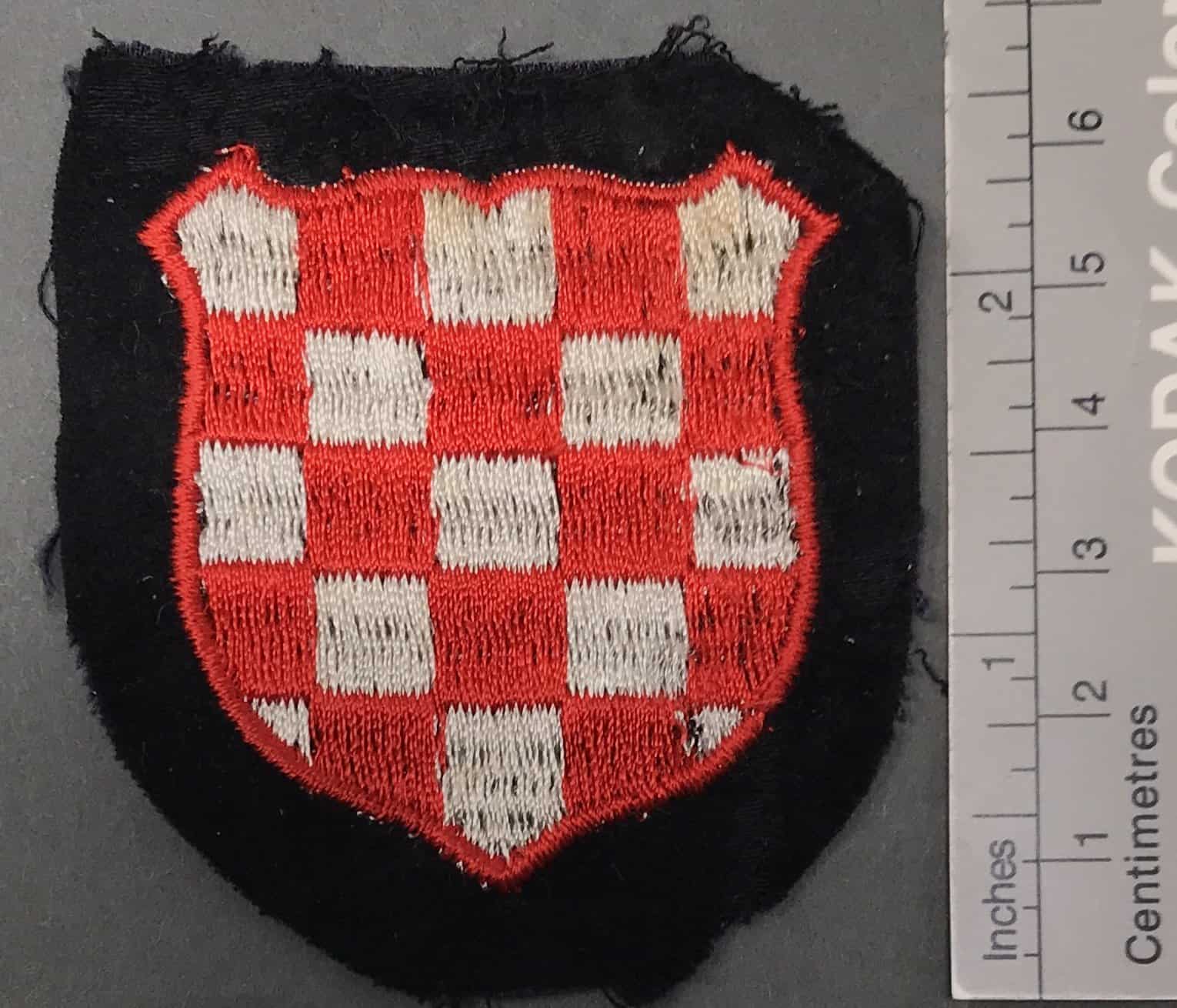 Explore Certified WWII Waffen SS Croatian Sleeve Shield
