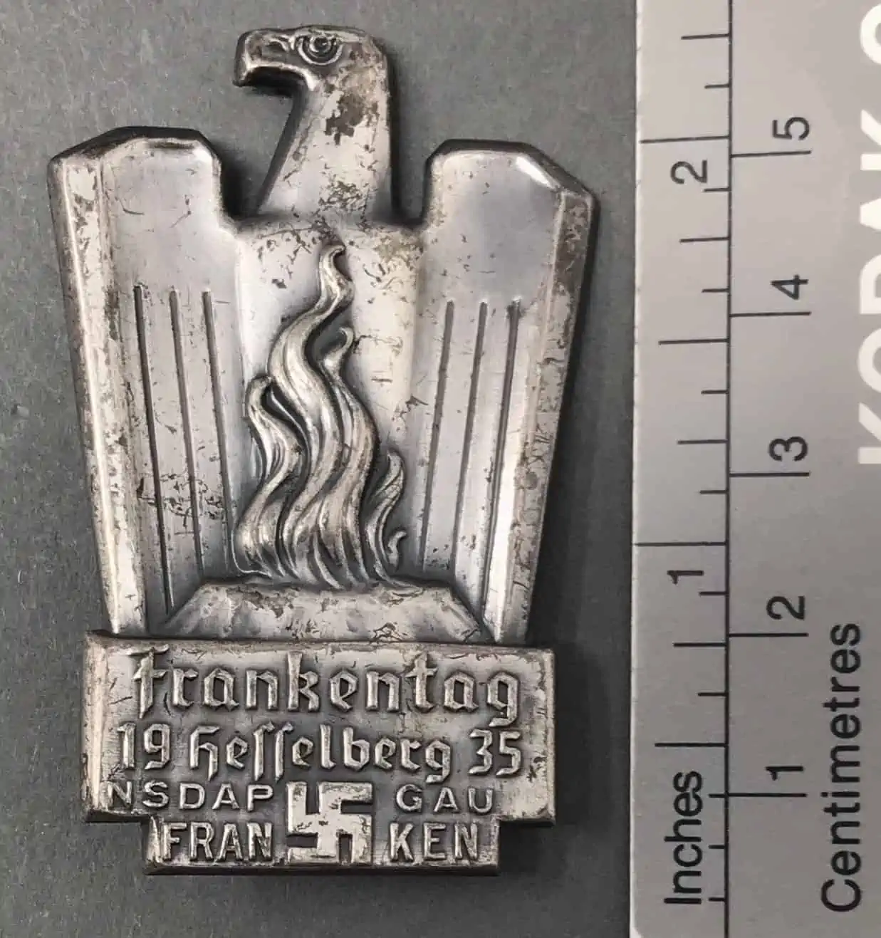 Original OUTSTANDNG German NSDAP (Nazi) Party Enamel RZM Marked ...