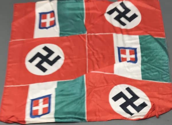 A Very RARE Fascist Italian and Third Reich Alliance Flag From ...