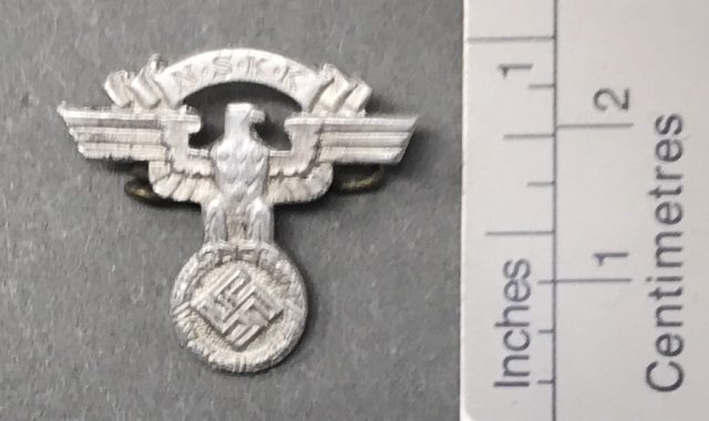 Original WWII German NSKK SKK Member's Tie/Lapel Pin for Sale