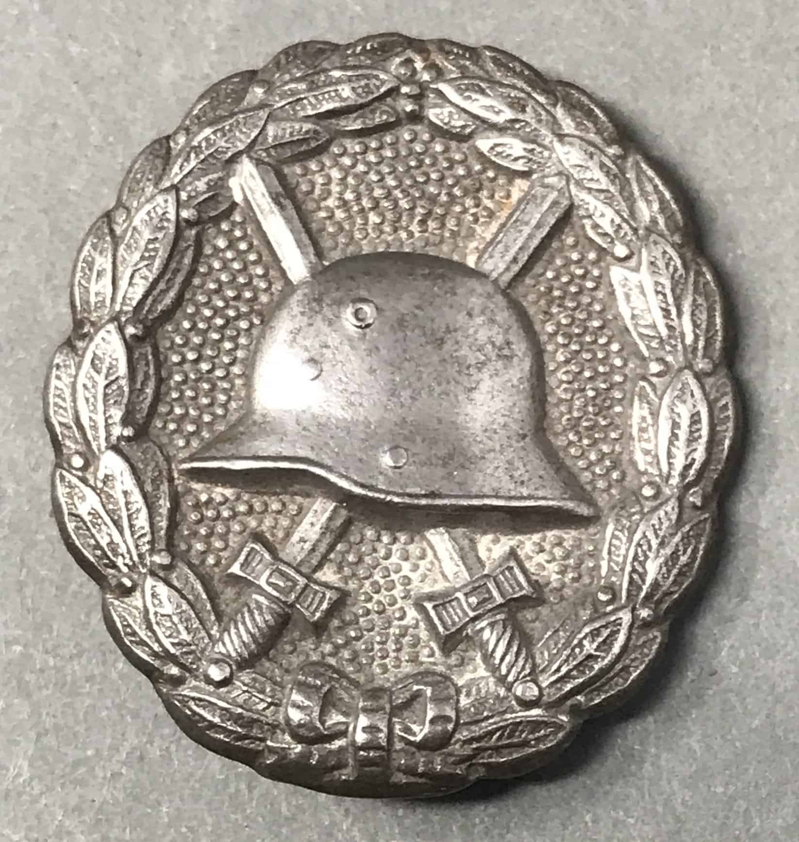 Uncover WWI German Silver Wound Badge 1918 Certified