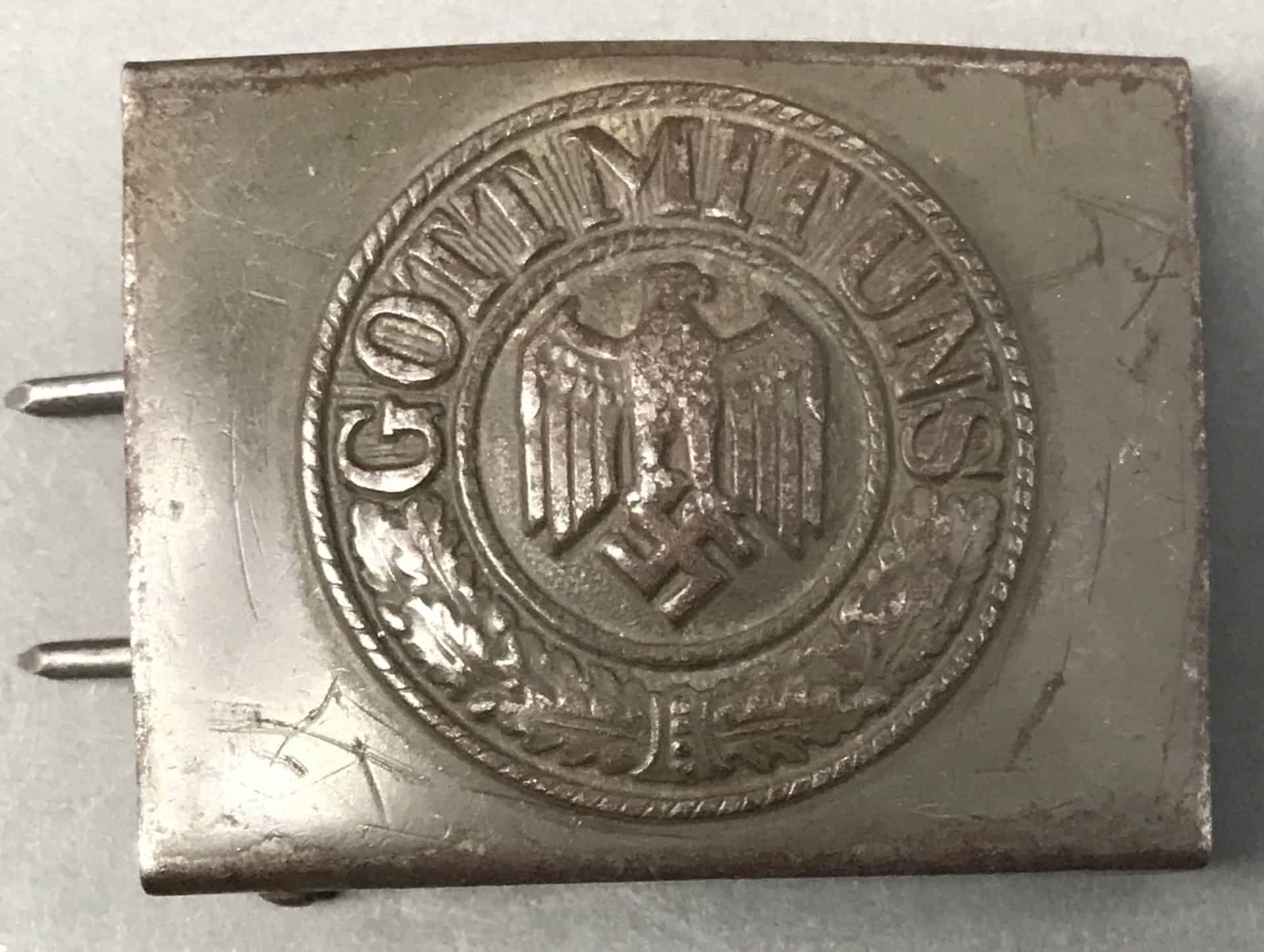 Explore WWII German Buckle: US Soldier Certified Relic