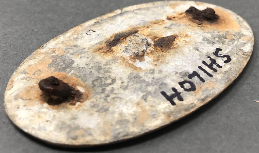 OUTSTANDING Original Civil War Excavated Relic U.S. Box Plate Recovered ...