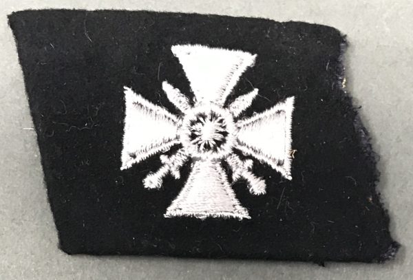 Original SS Sleeve Collar Tab Cut Off by US Veteran | Gettysburg Museum
