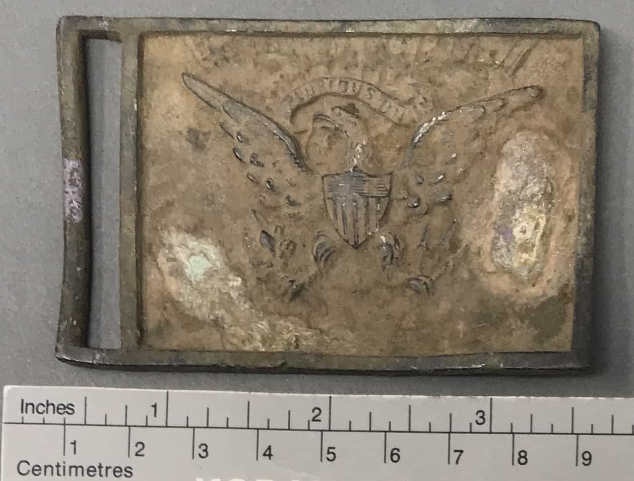 Discover Authentic Civil War Union Eagle Sword Plate