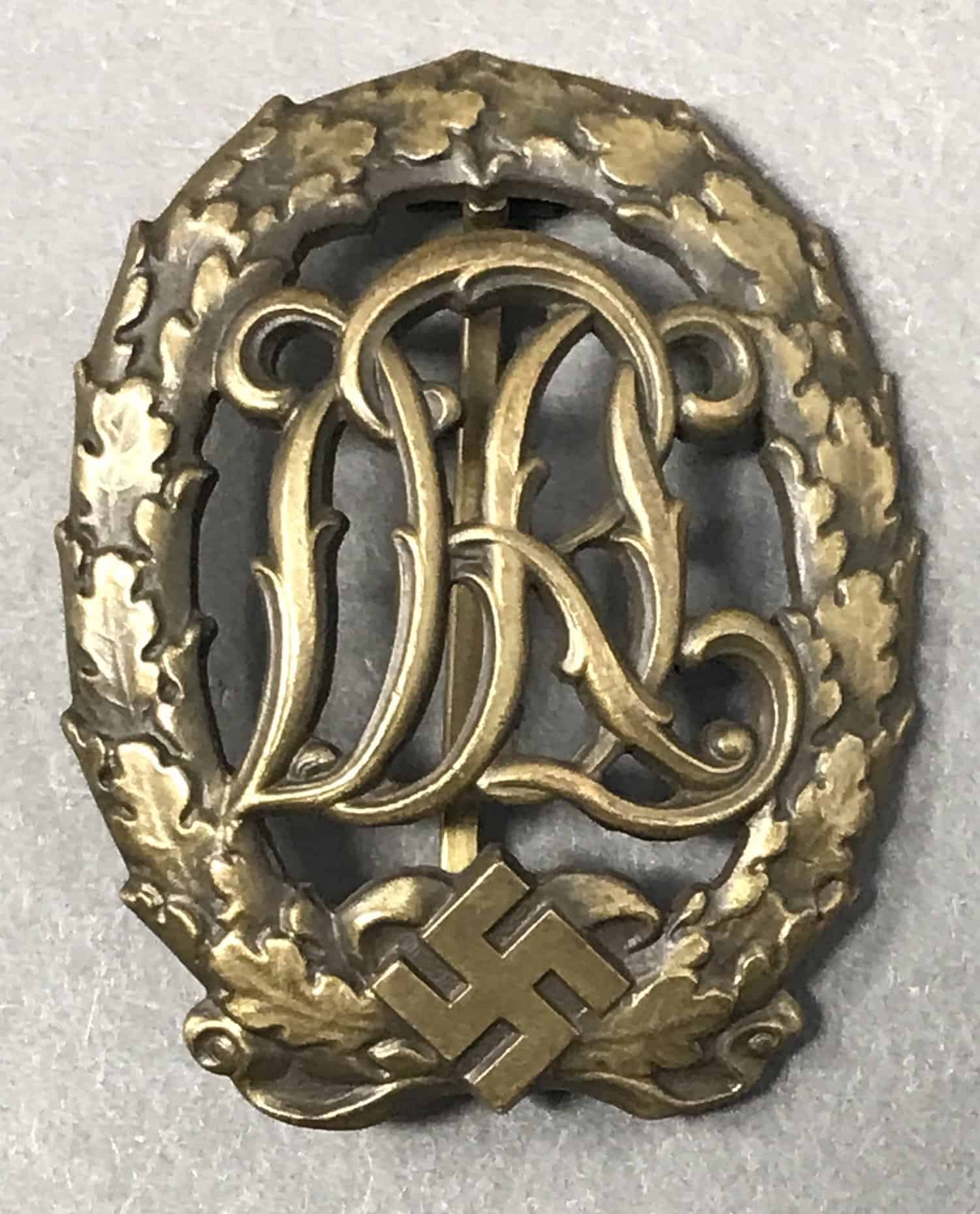 WWII NSDAP DRL Sports Badge in Bronze | Unique Militaria