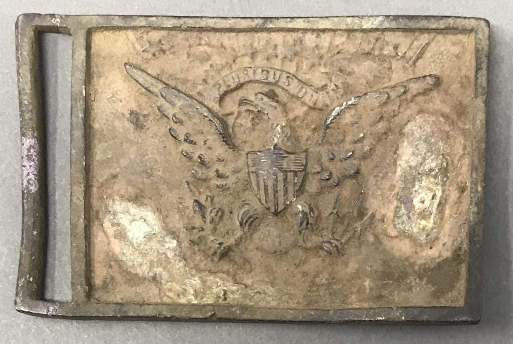 Original Civil War Union NCO/Enlisted Eagle Sword Belt Plate Recovered ...