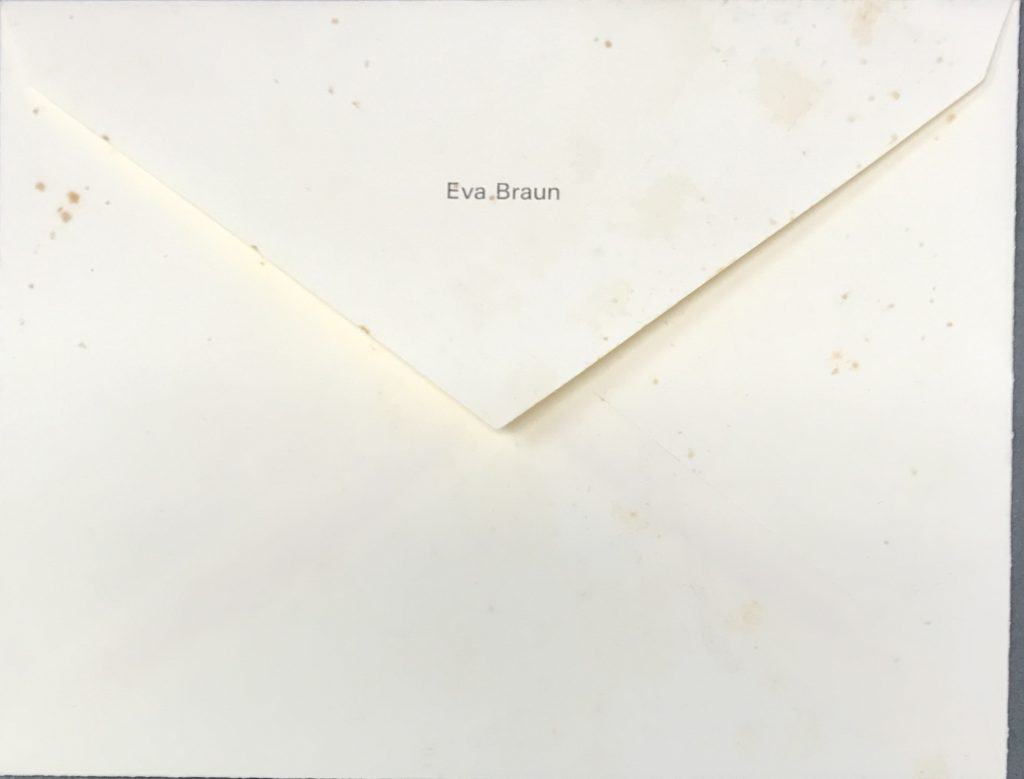 Eva Braun’s Personally Owned RARE ENVELOPE Taken By A U.S. Soldier From ...