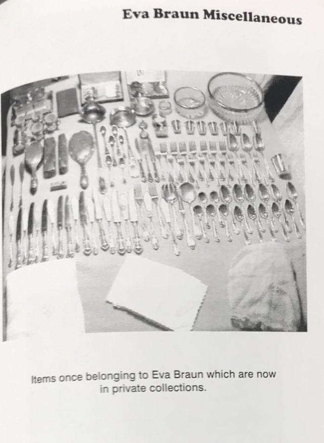 Eva Braun/Hitler Personally Owned Fancy Lace Table Runner Taken From ...