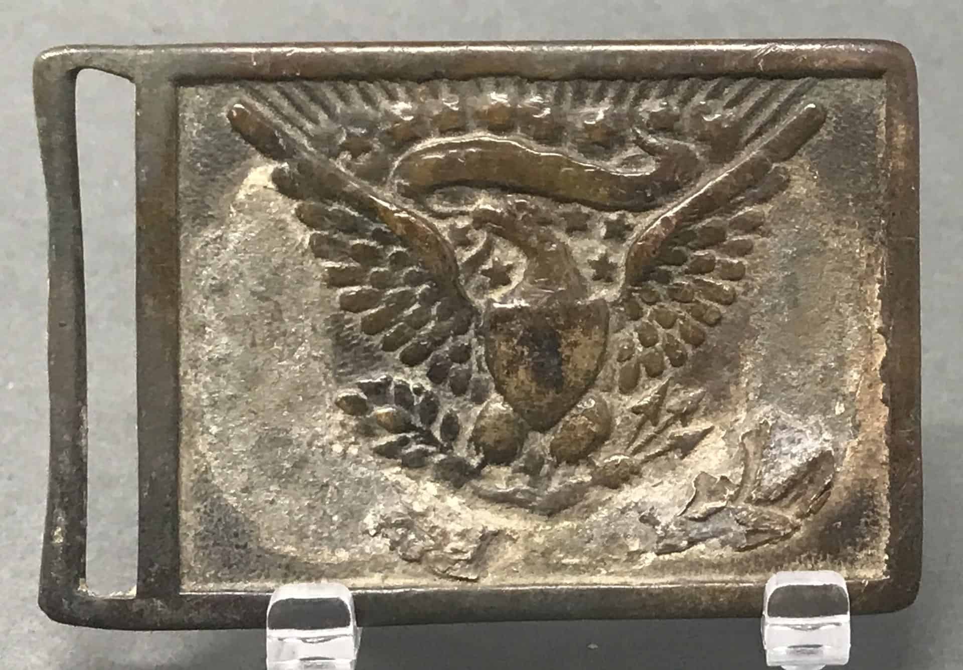 Discover Civil War Union Eagle Belt Plate in Moorefield WV