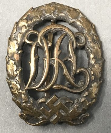 Original German NSDAP (NAZI PARTY) DRL Sports Badge In Bronze Certified ...