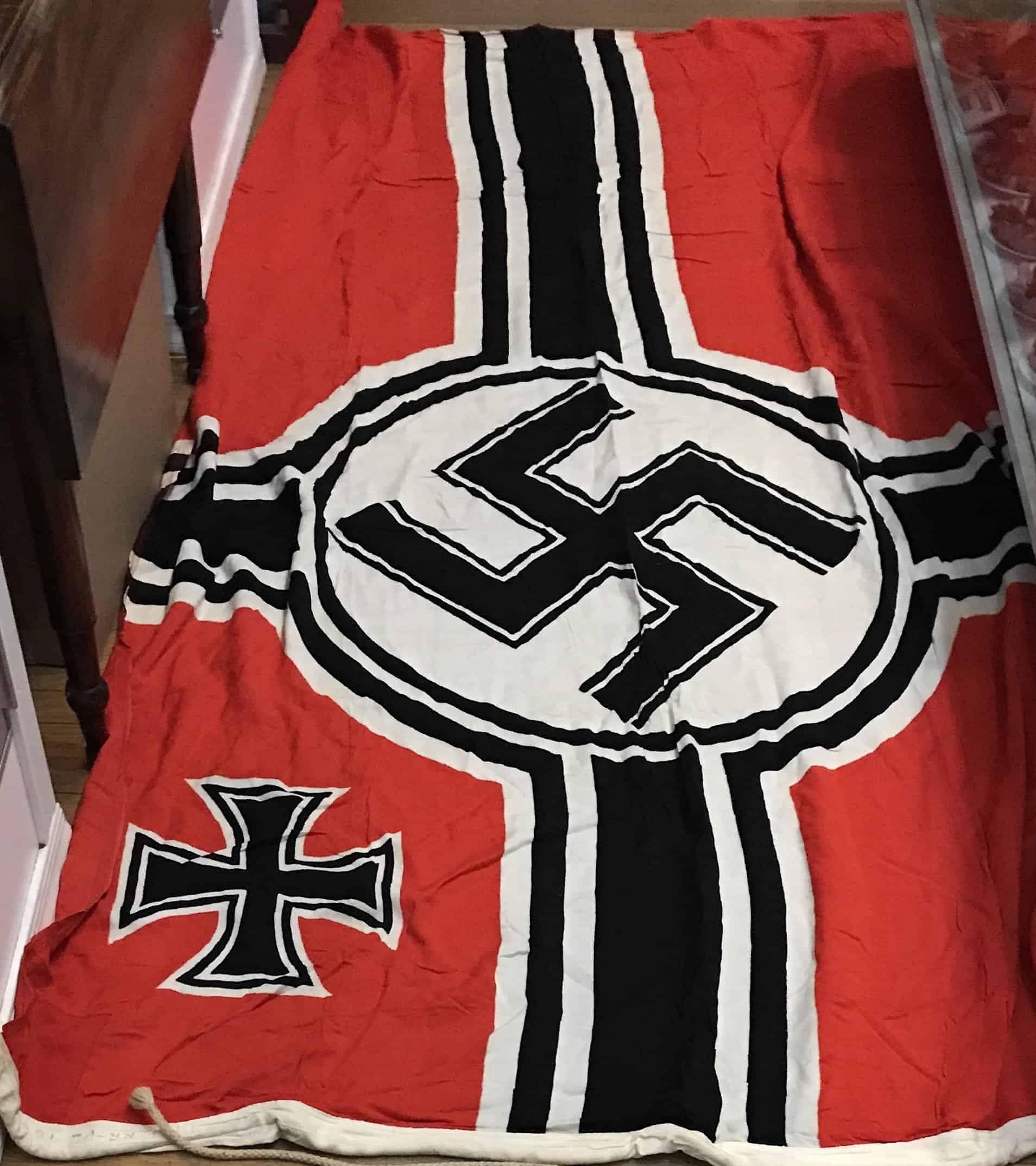 WWII Nazi War Flag - A US Veteran's Historical Trophy