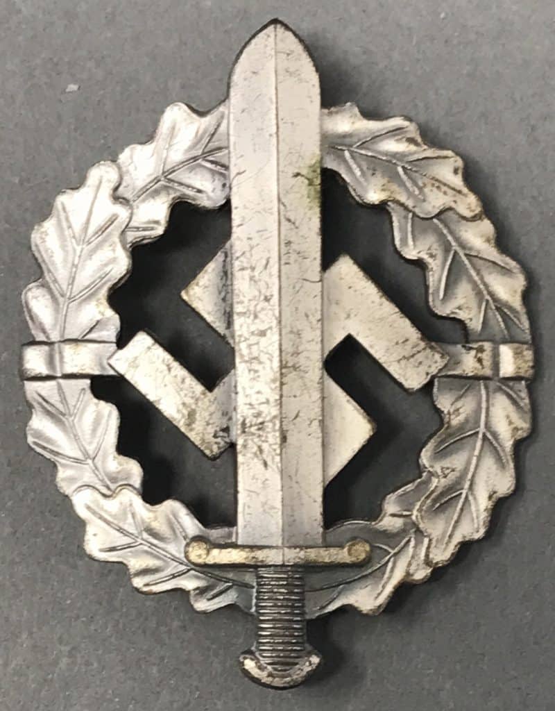 Original German NSDAP (NAZI PARTY) SA/SS Sports Badge In SILVER (SA ...