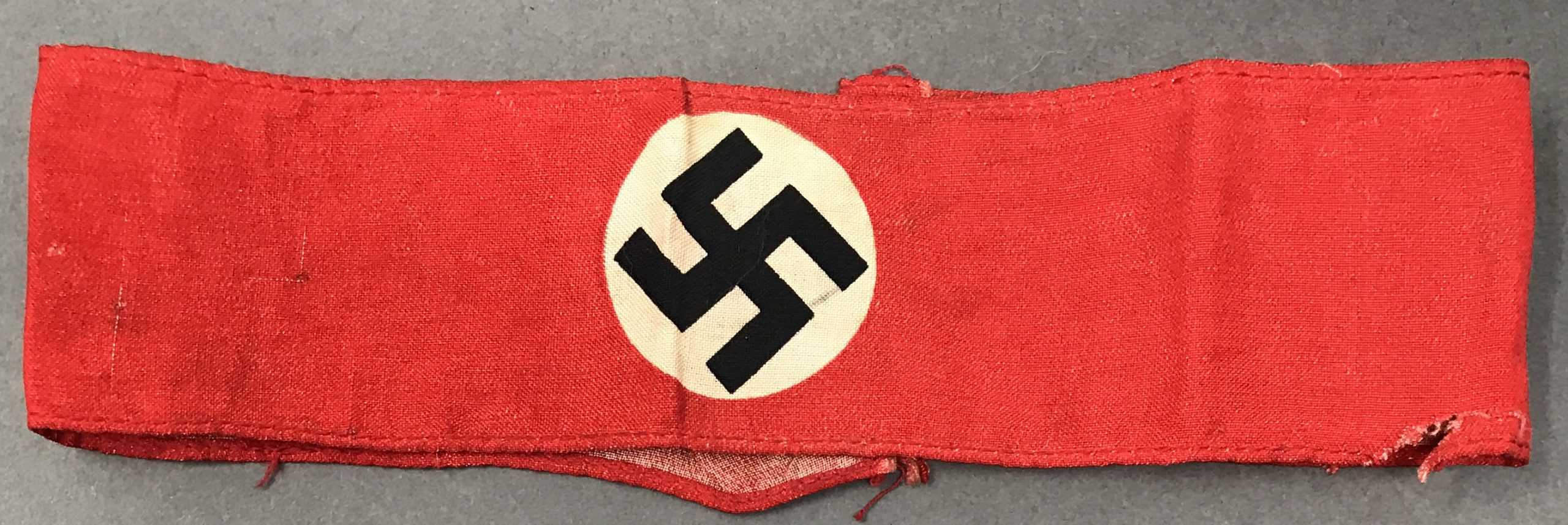 WWII Collectible: NSDAP Armband Available at Gettysburg