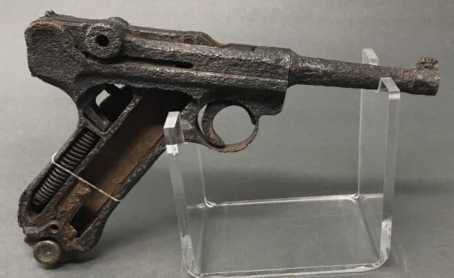 Original WWII German P.08 LUGER EASTERN FRONT BATTLEFIELD RELIC ...