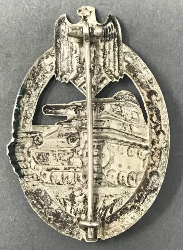 WW2 SS Panzer Assault Badge for Sale - Silver | Gettysburg Museum