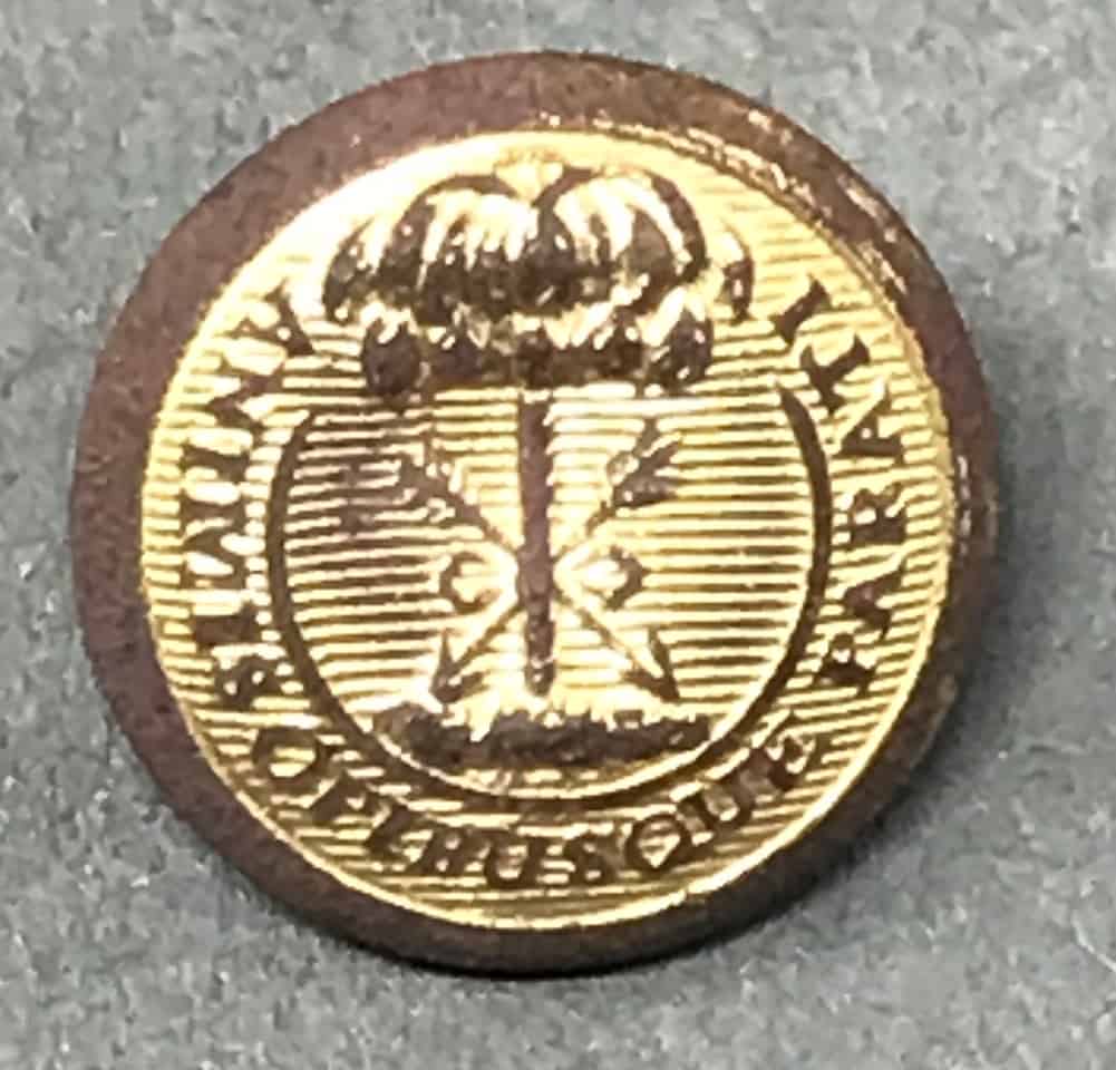 Rare Confederate South Carolina Button - Spotsylvania Find