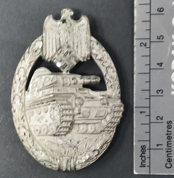 WW2 SS Panzer Assault Badge for Sale - Silver | Gettysburg Museum