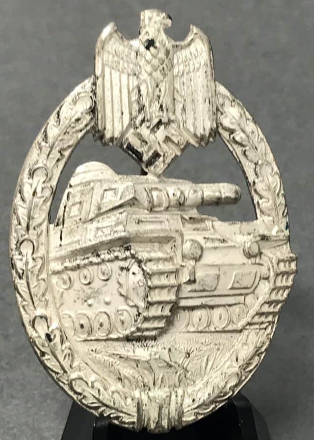 WW2 SS Panzer Assault Badge for Sale - Silver | Gettysburg Museum
