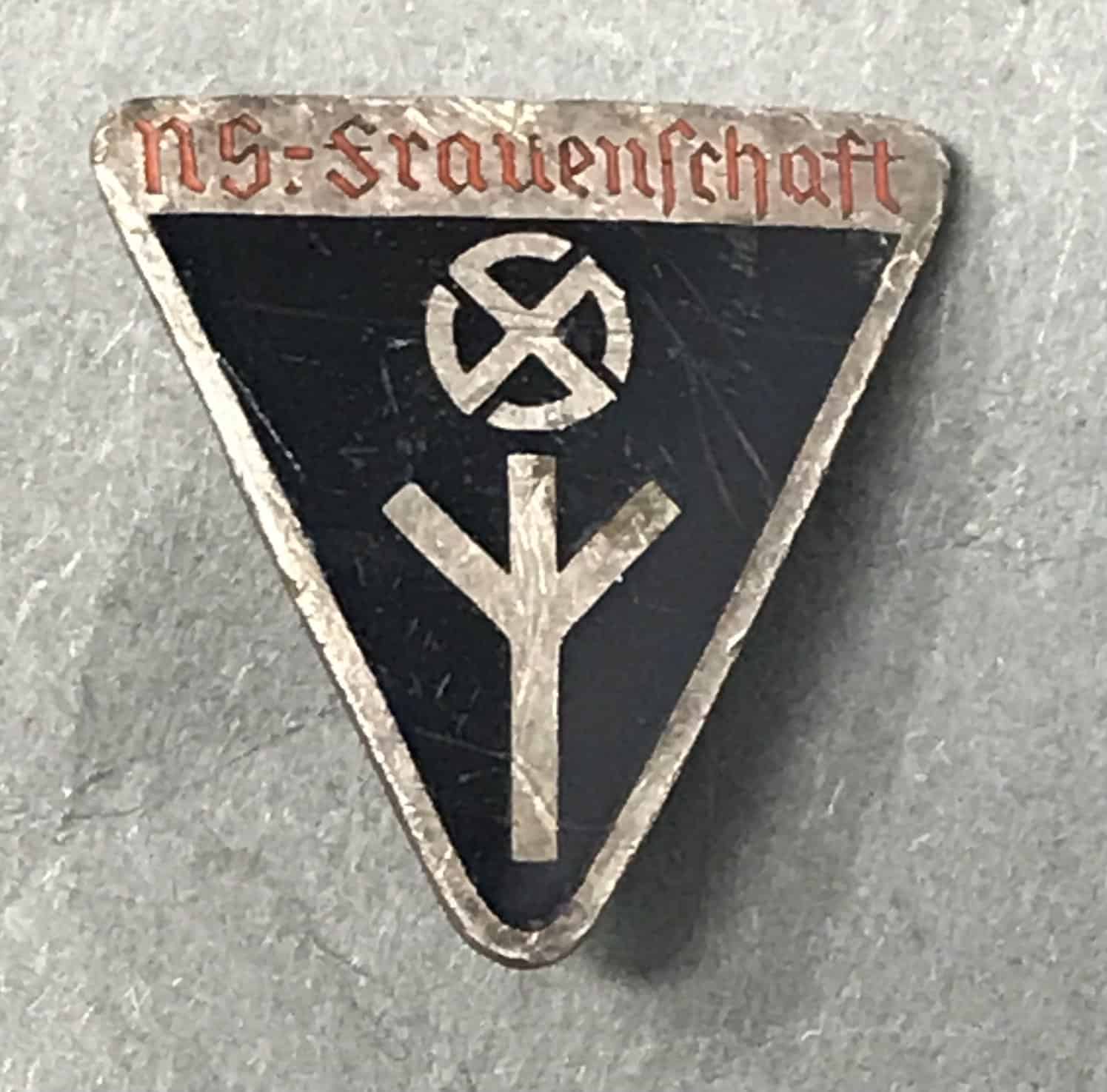 Rare Nazi Women's Organization Badge - Certified Authentic