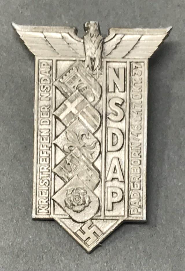 Original German NSDAP (NAZI PARTY) Third Reich District meeting of the ...