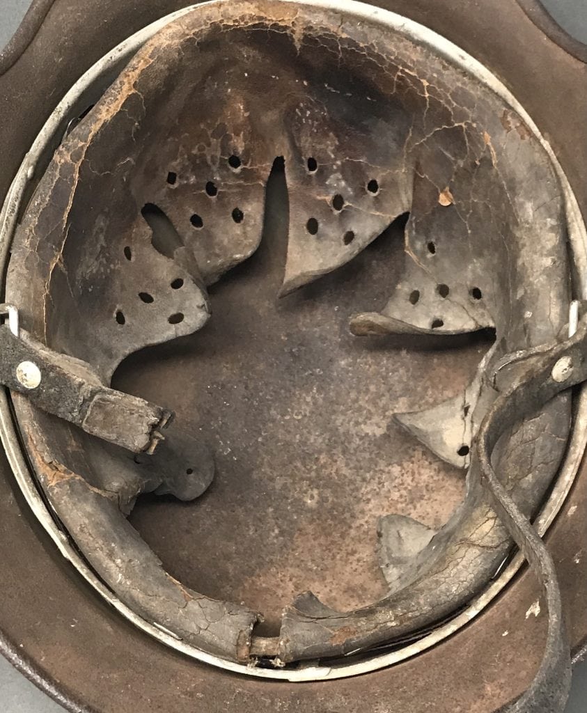 Original WWII German ARMY (HEER) M35 SINGLE DECAL HELMET. (Stahlhelm ...