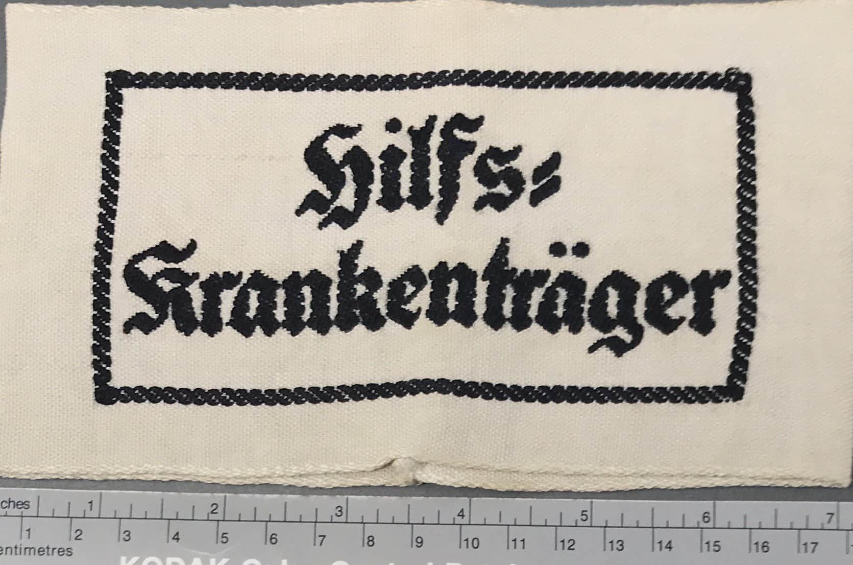 WWII Stretcher Bearer Armband - Authentic, Available Now