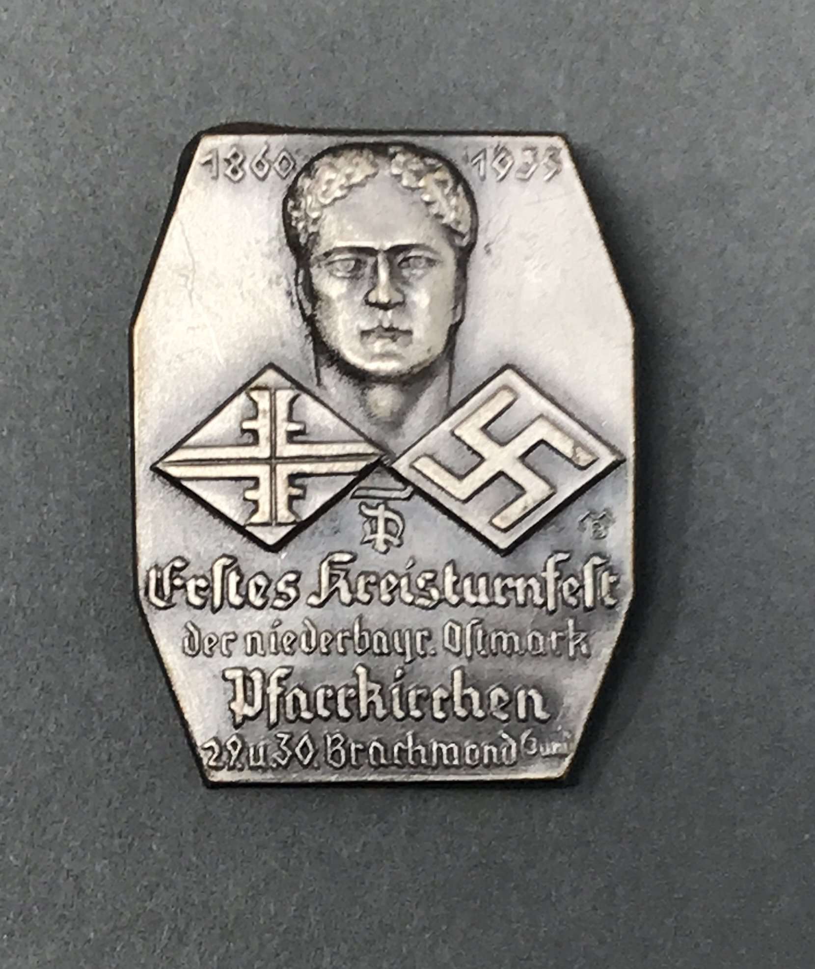 Experience Rare 1935 German SA Event Badge: WW II Relic