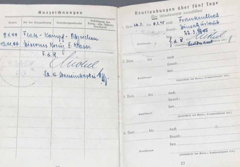 Papers Please! An OUTSTANDING WWII German Luftwaffe (Airforce) Soldier ...