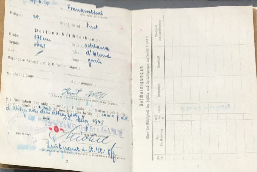 Papers Please! An OUTSTANDING WWII German Luftwaffe (Airforce) Soldier ...