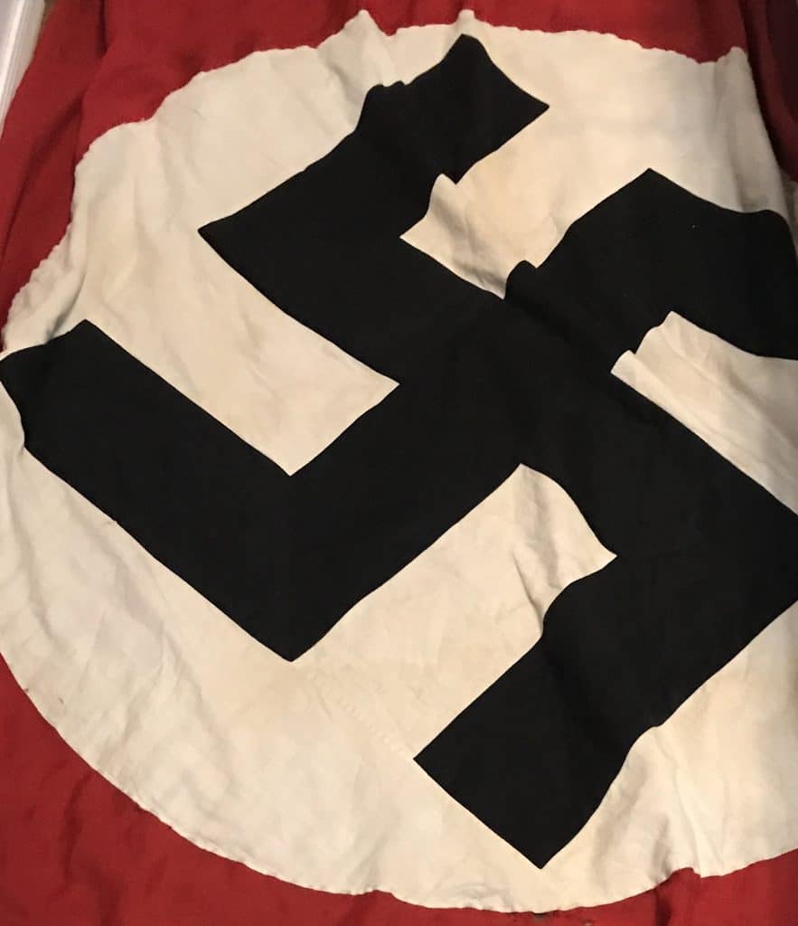 Outstanding VERY LARGE Original BANNER GARRISON STYLE WWII German Nazi ...