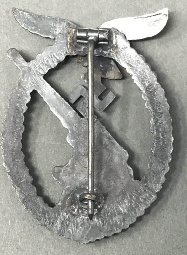 Original WWII German Luftwaffe (Airforce) FLAK ARTILLERY WAR BADGE ...
