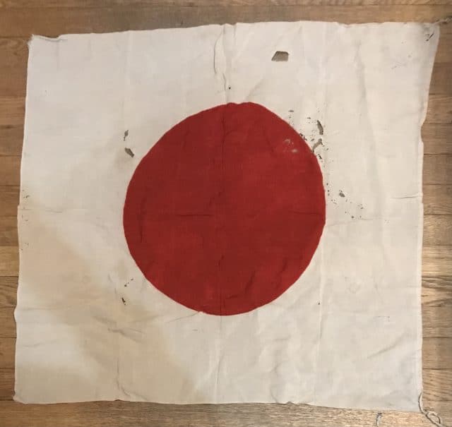 Original WWII High Quality Multi-Piece Japanese NATIONAL FLAG With ...