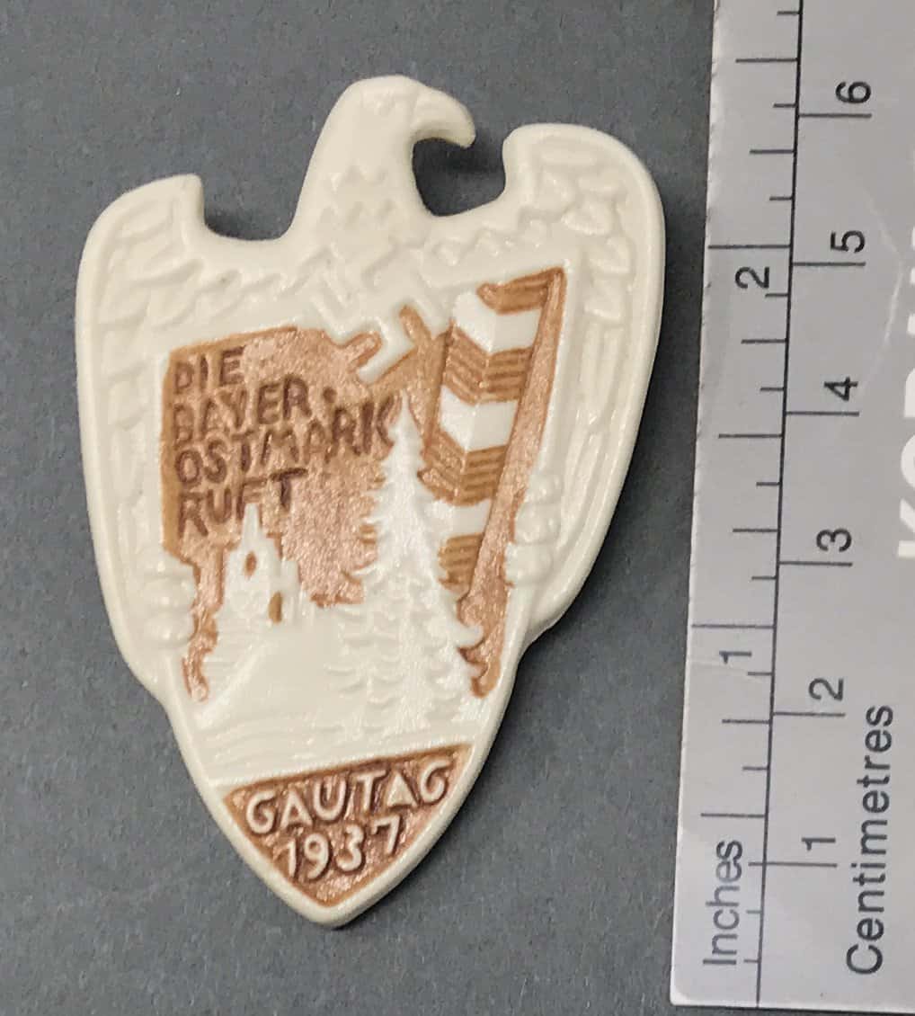 Rare 1937 Nazi Party Badge Exhibit at Gettysburg Museum
