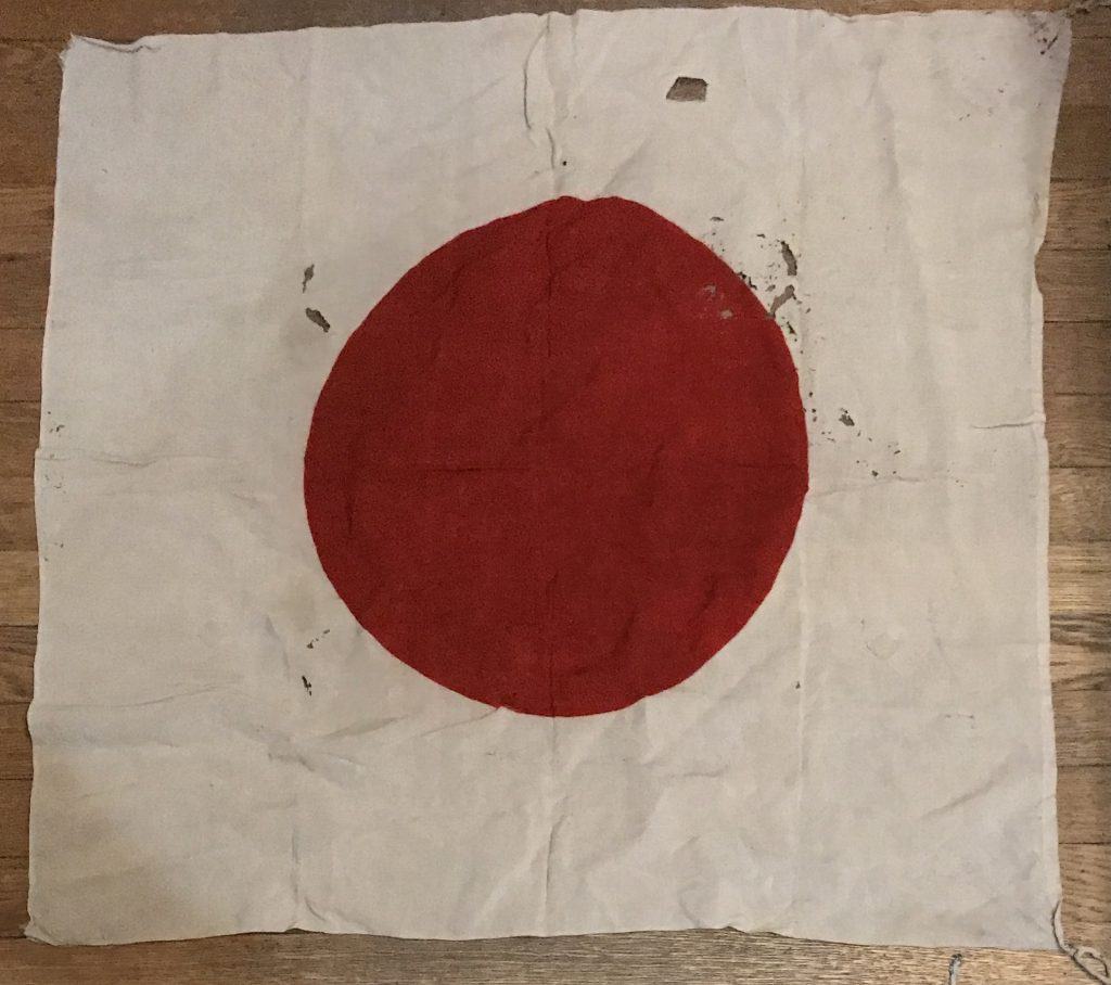 Original WWII High Quality Multi-Piece Japanese NATIONAL FLAG With ...