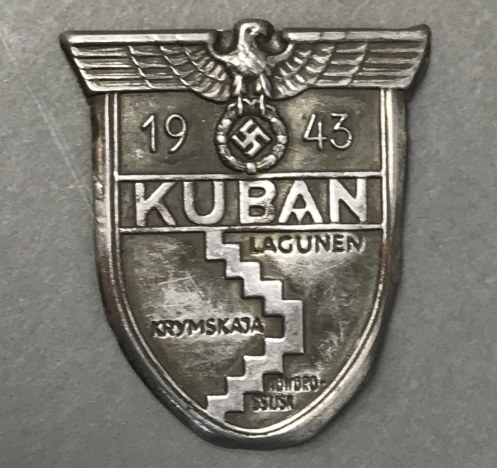 Original WW2 German Kuban Shield for Sale - Kuban Campaign Shield