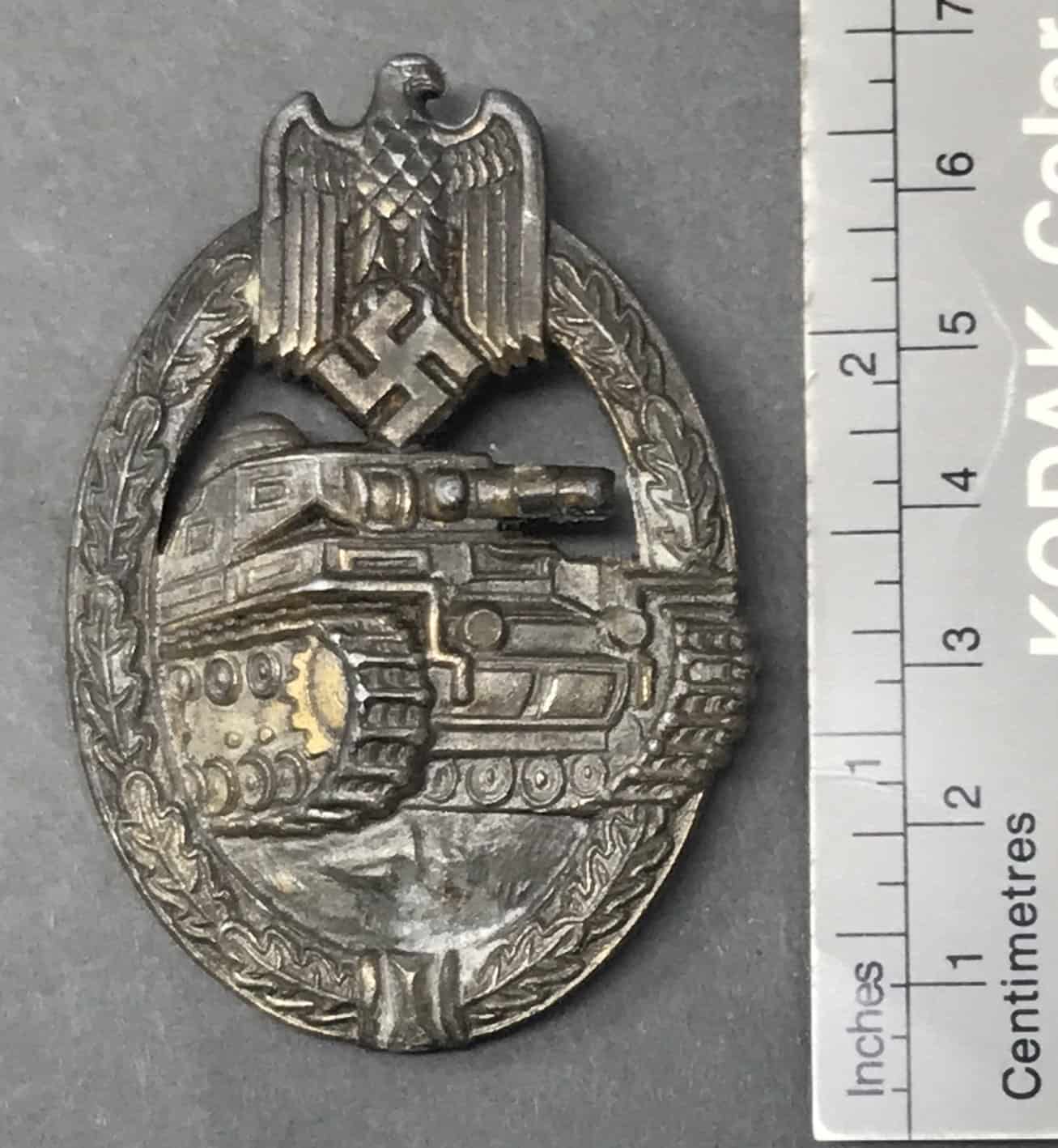 Discover Original WWII German Bronze Panzer Assault Badge
