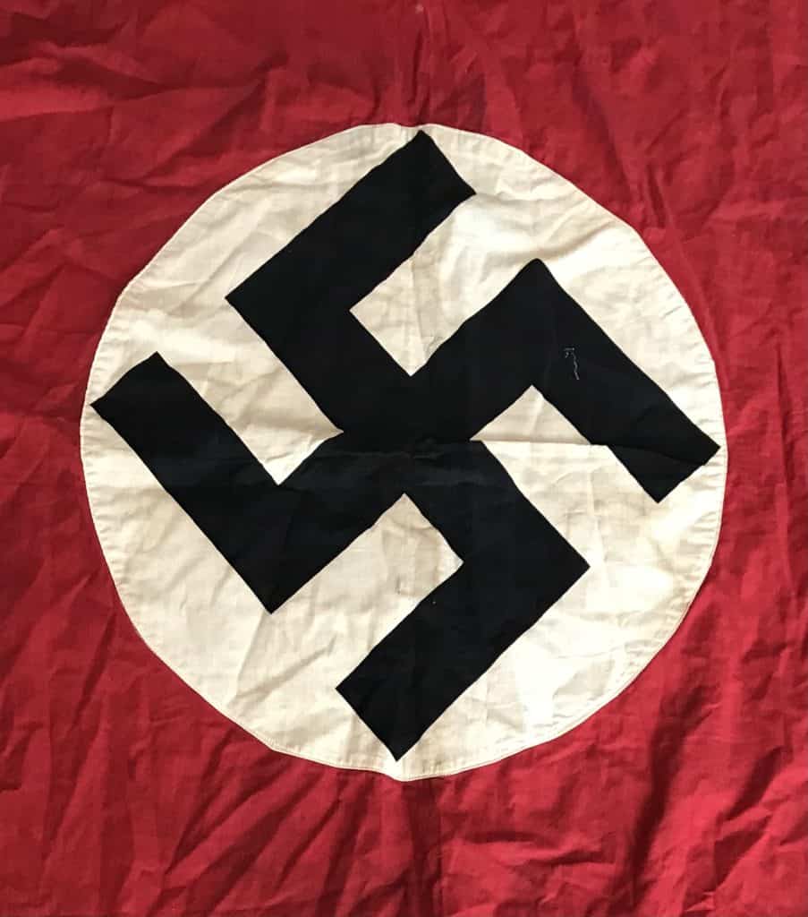 Outstanding ORIGINAL LARGE WWII Era German Nazi Party Flag Certified By ...