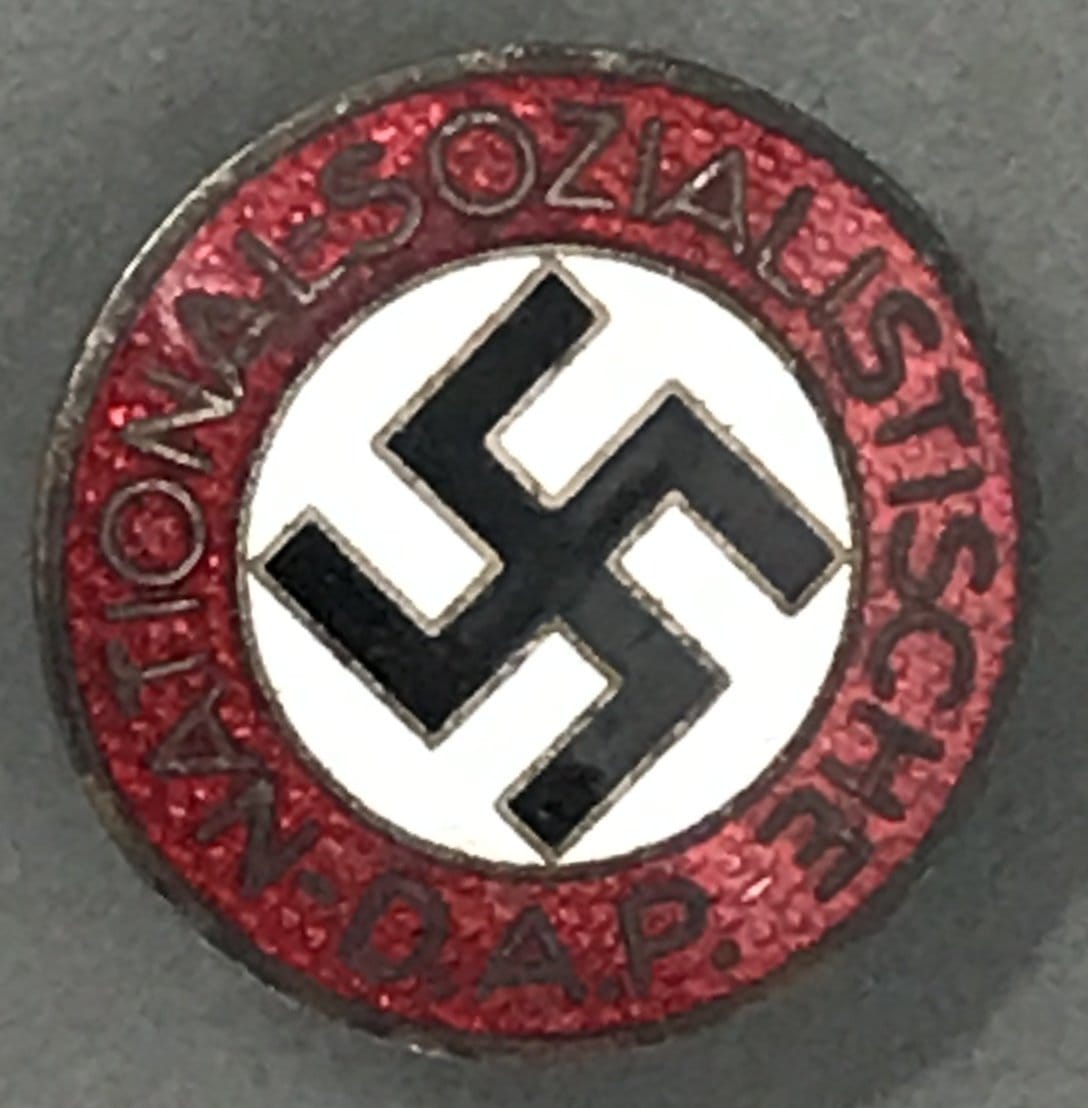 Original Nazi Party Badge: A Collector's Historical Piece