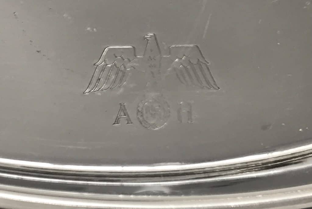 Adolf Hitler’s Original Beer Tray By Wellner - Certified